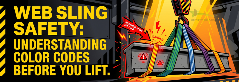 Web Sling Safety: Color Codes & Load Capacity Guide for Safe Lifting